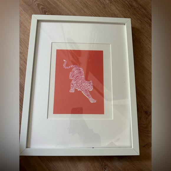 Art | Tiger Print In Frame | Poshmark
